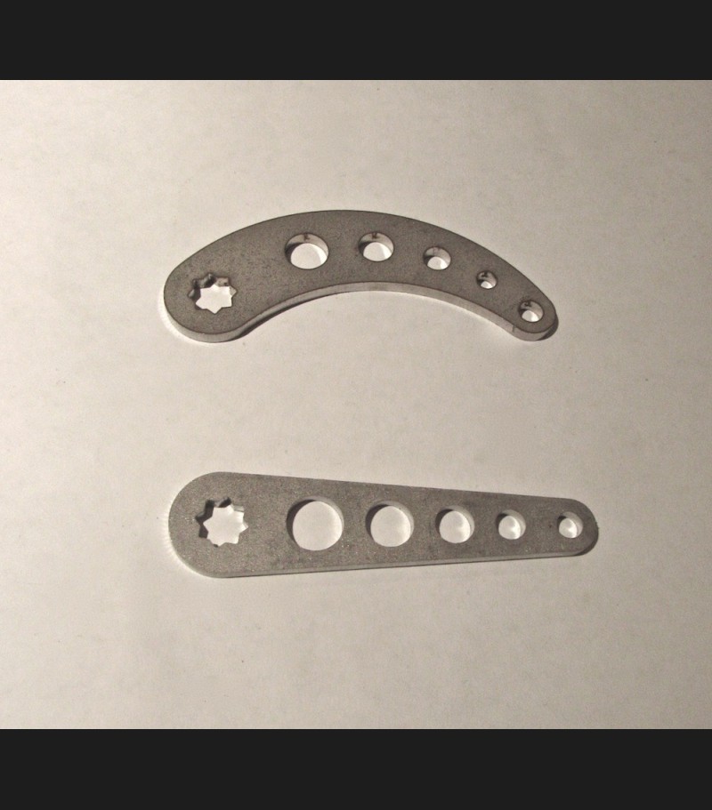 Lazer Cut Brake Arms and Rear Brake Anchor Arms
